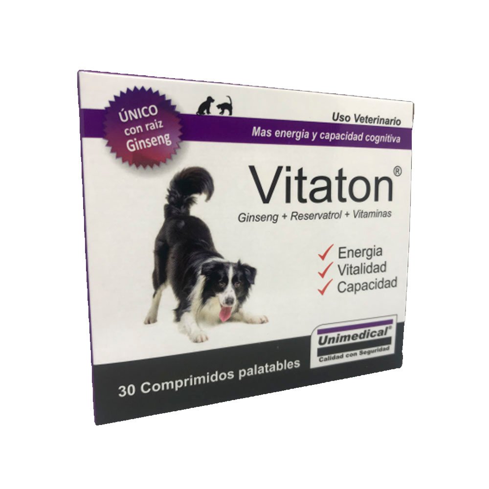 Vitaton Suplemento Nutricional con Ginseng y Resveratrol – Perros y ...