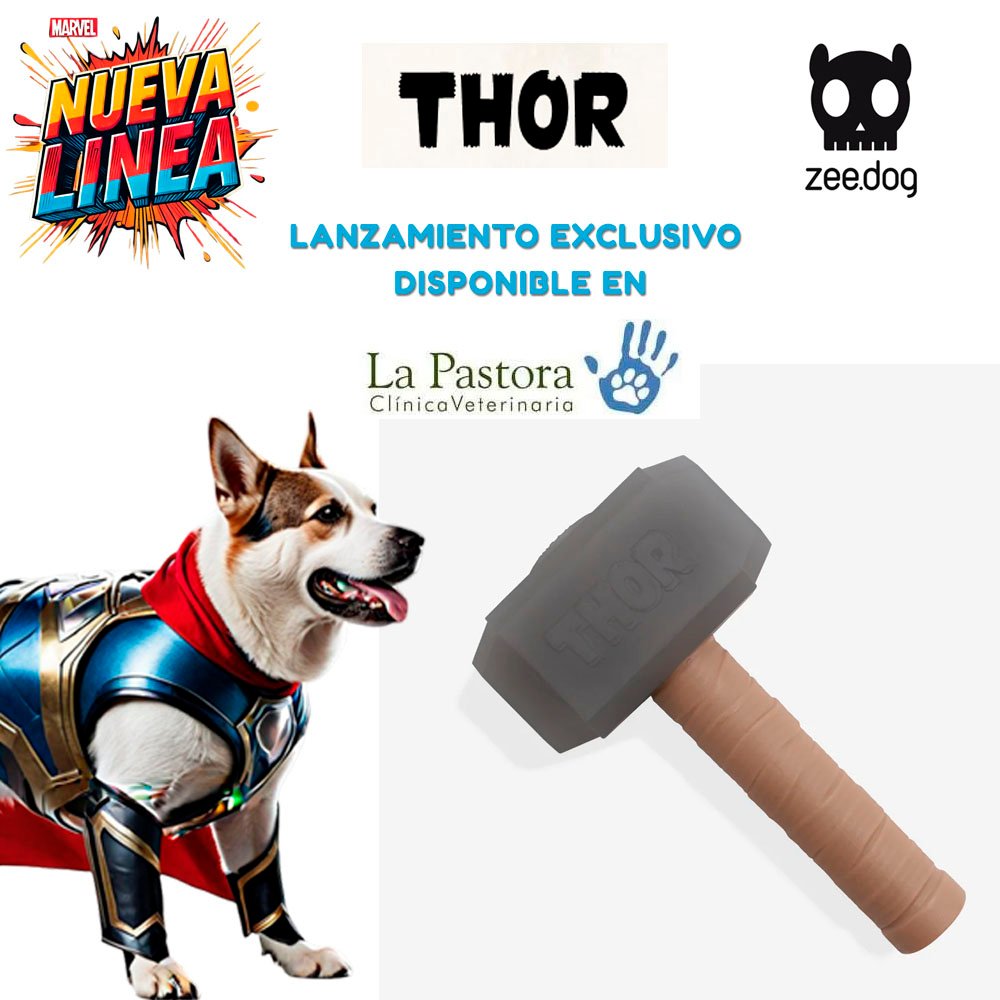 Juguete de Masticar Martillo de Thor (Marvel) Zee.Dog – Edición ...