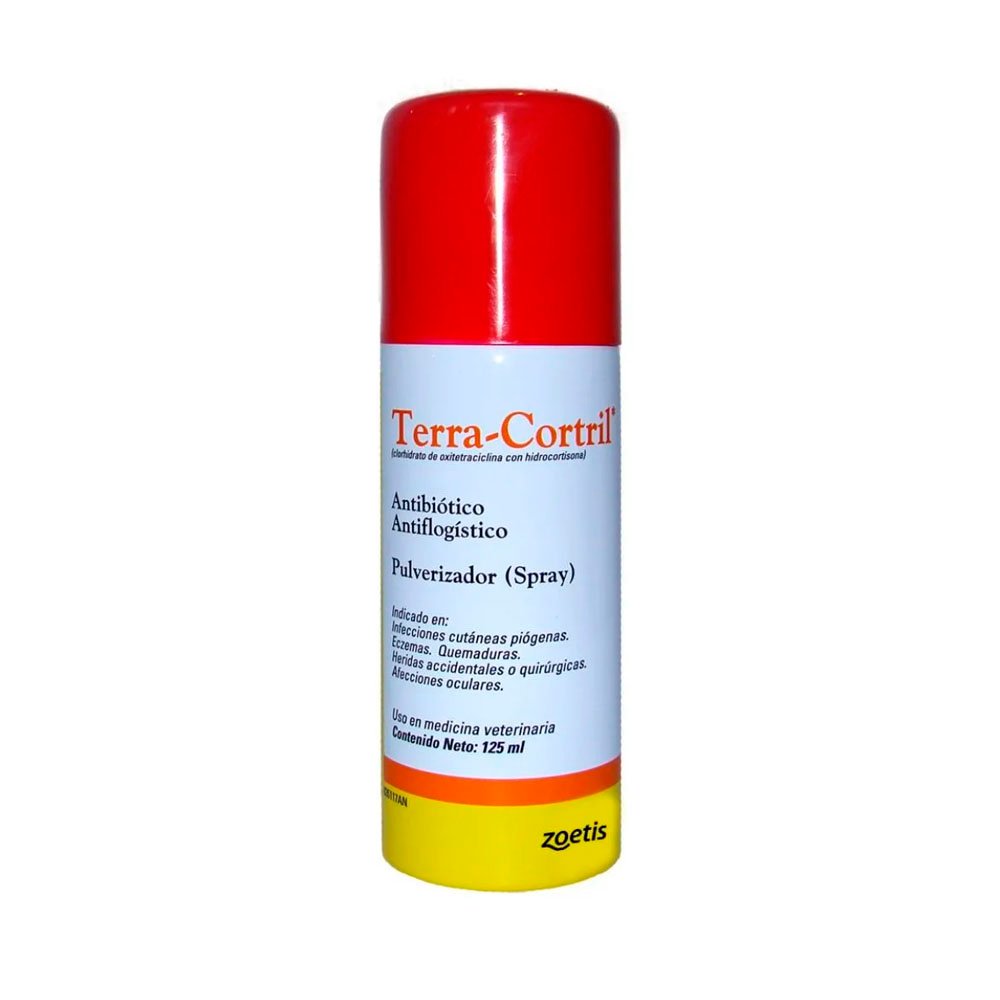 Terracortril – Spray antibiótico y antiinflamatorio - Veterinaria La ...
